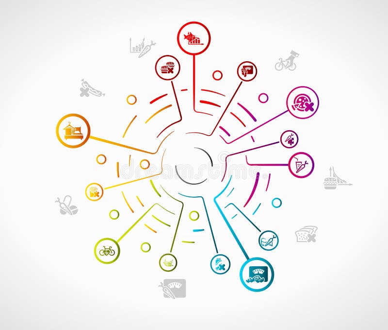 Healthy life stock vector. Illustration of healthy, network - 105838690