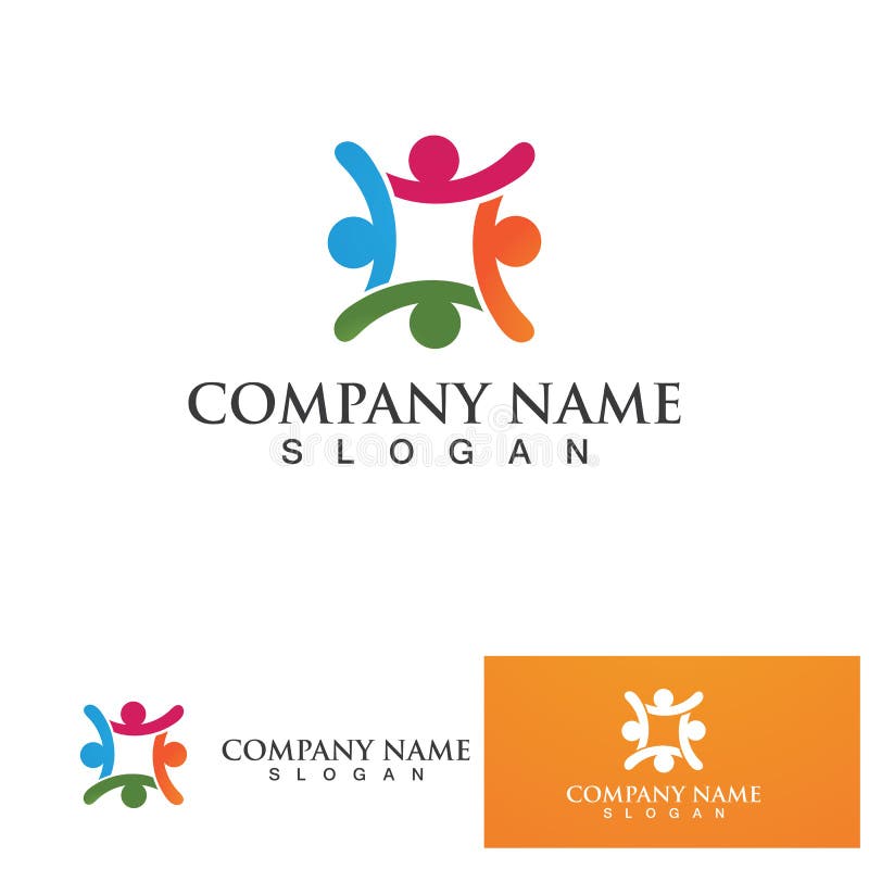 Healthy Life Logo Template Vector Stock Vector - Illustration of ...