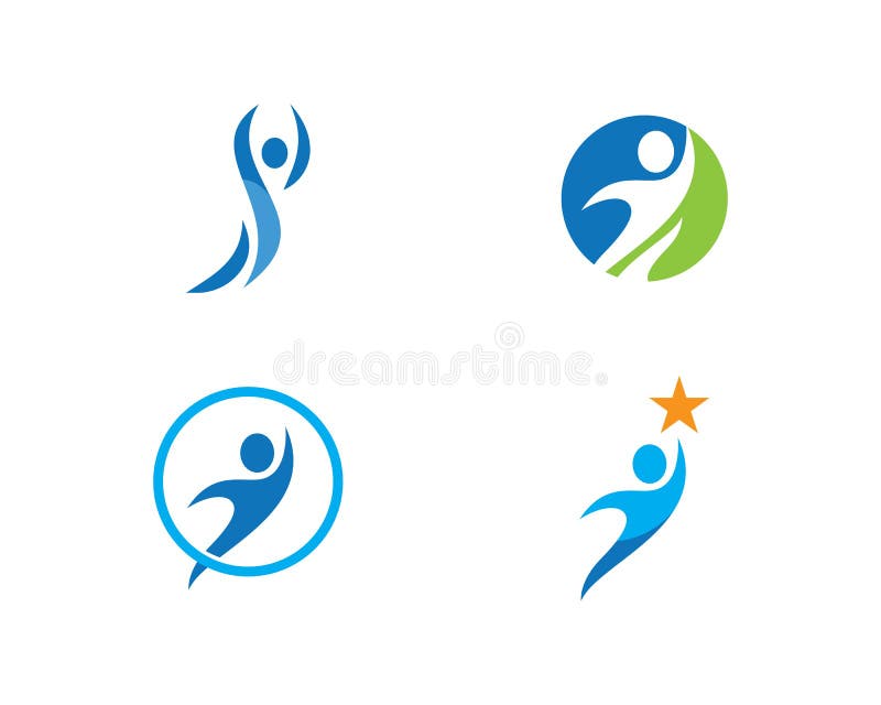Healthy life logo vector stock vector. Illustration of human - 124924313