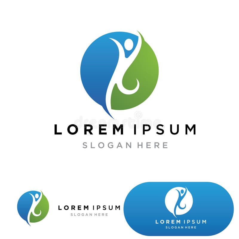 Healthy Life People Logo stock vector. Illustration of social - 274339162