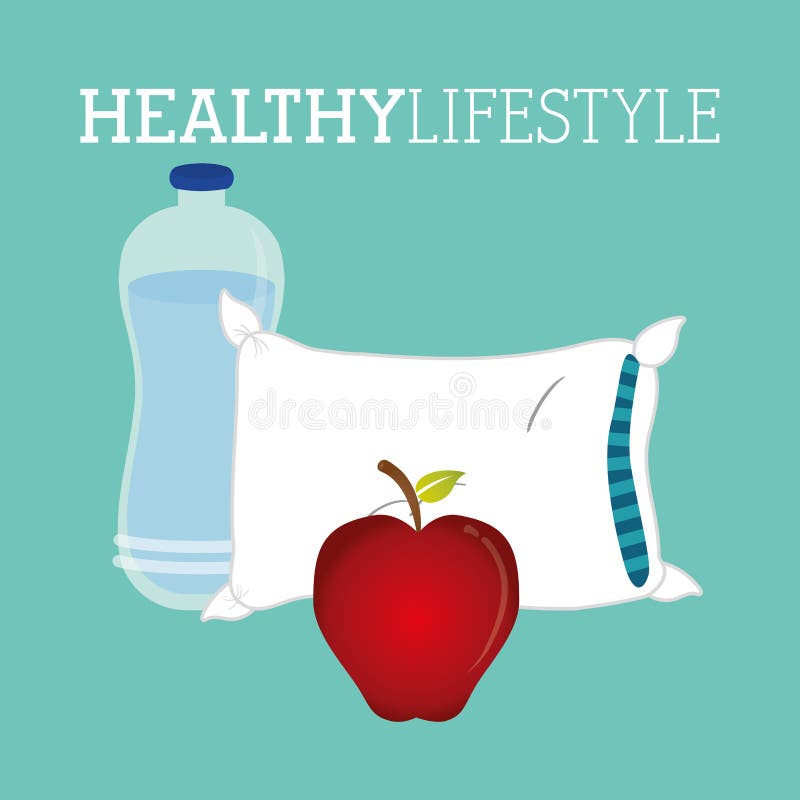 Healthy Lifestyle design stock vector. Illustration of happiness - 59044890