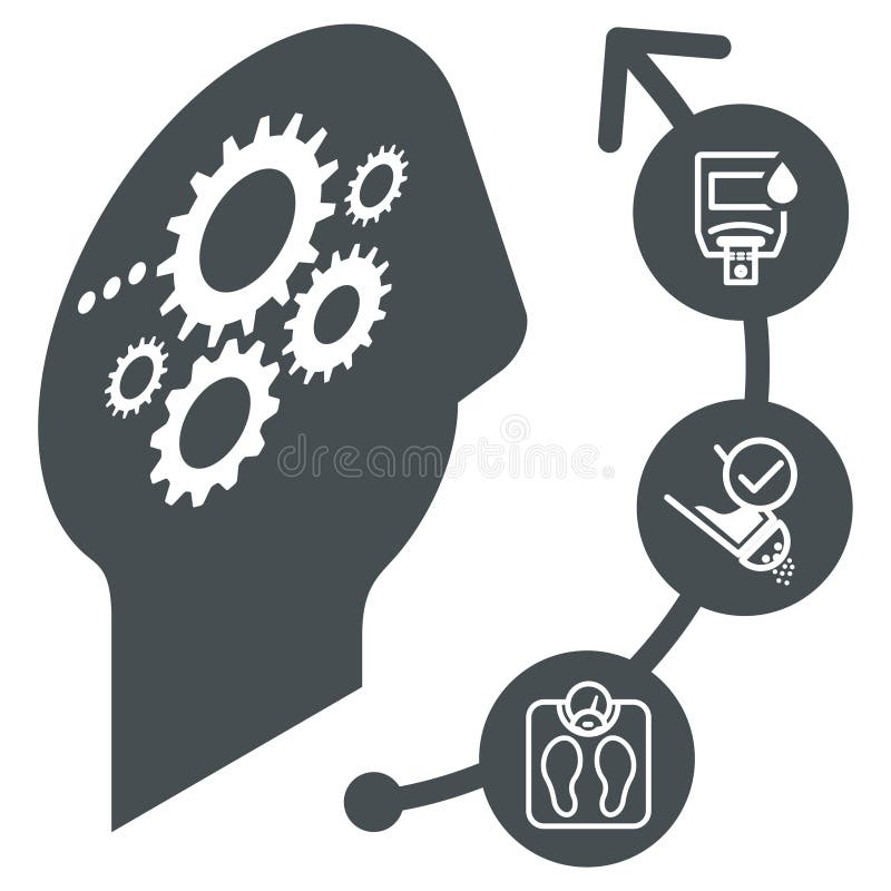 Healthy Lifestyle Practices - Illustration Stock Illustration ...