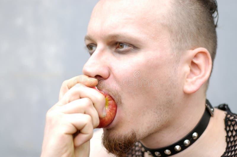 Woman with apple stock image. Image of apples, healthy - 930689