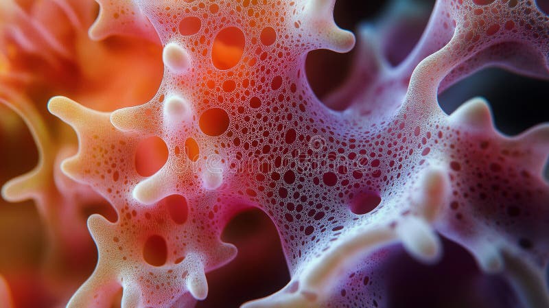Healthy Lung Tissue, Displaying Its Alveoli and Capillaries Stock Photo ...