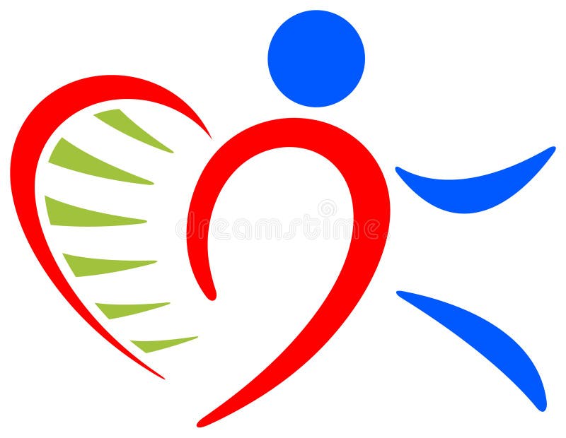 Healthy man stock vector. Illustration of motion, logo - 18472905