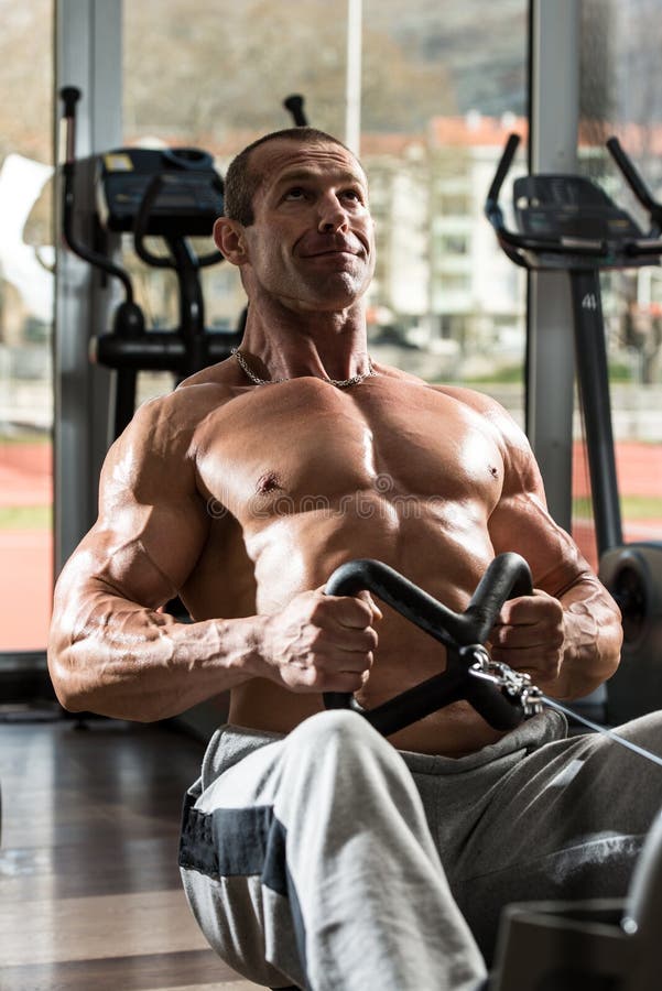 Healthy Man Doing Exercise for Back Stock Photo - Image of health ...
