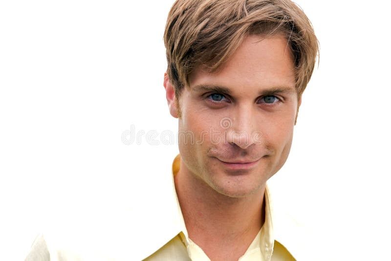 Handsome Man Smirking