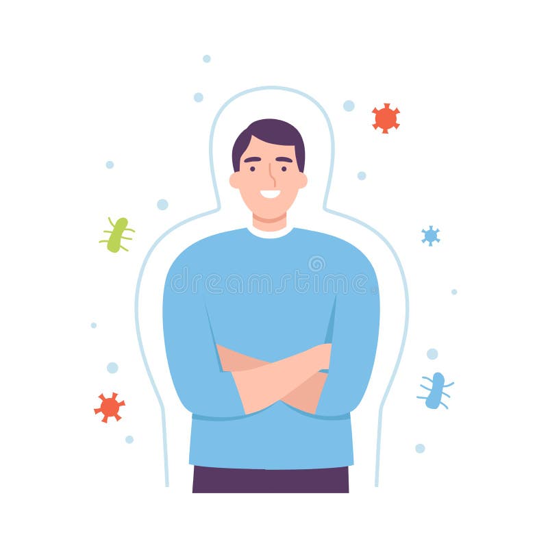 Strong Immunity Man Stock Illustrations – 580 Strong Immunity Man Stock ...