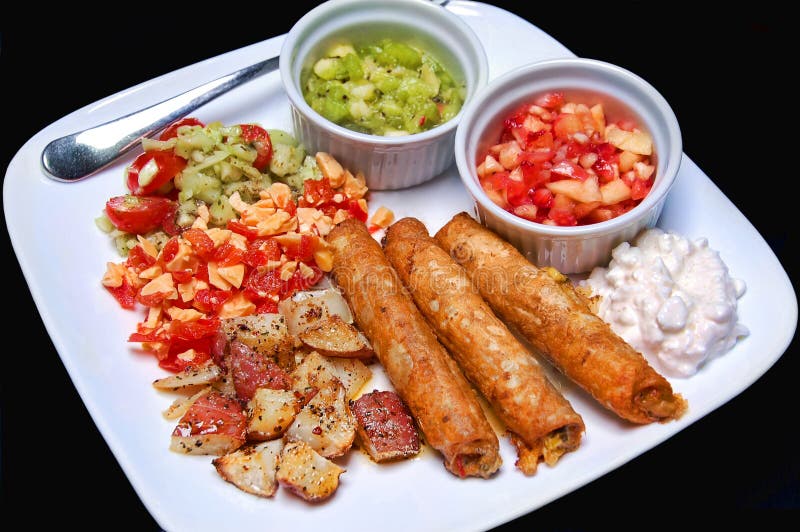 Healthy Meal Dinner Lunch Fish Veggies Stock Photo - Image of cucumber ...