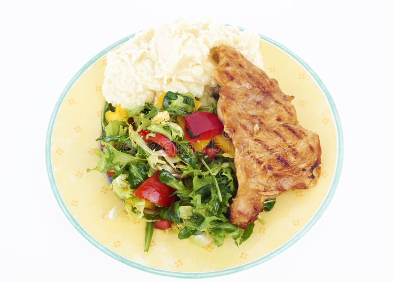 Healthy meal on plate stock photo. Image of lime, hotel - 18646066