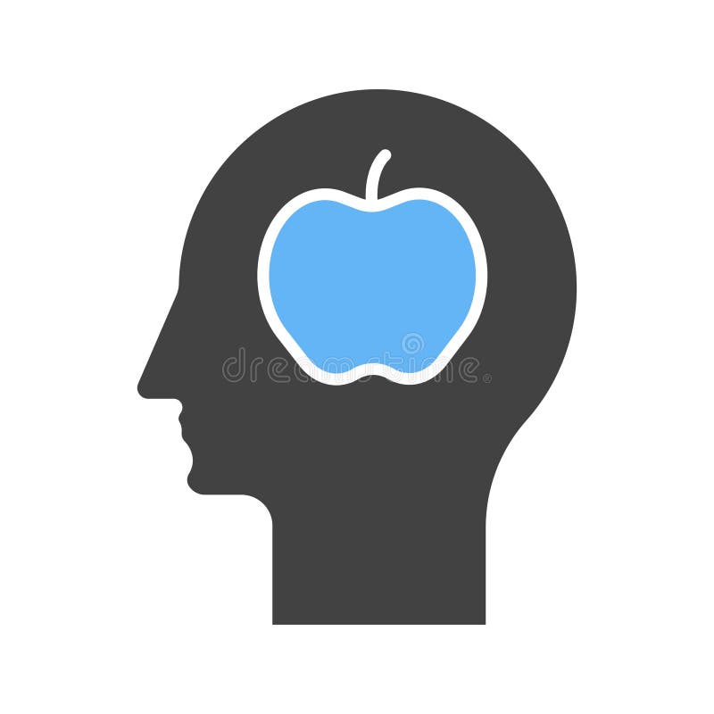 Healthy Mind Icon Vector Image. Stock Vector - Illustration of isolated ...