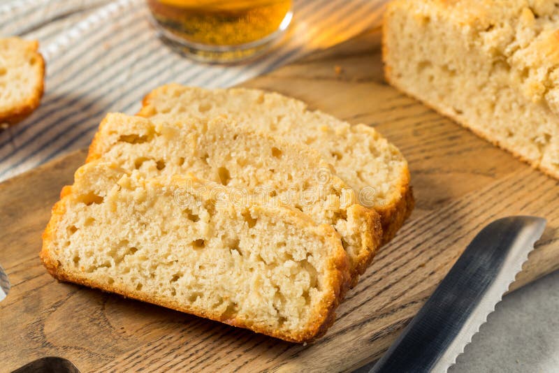Healthy Natural Beer Bread stock photo. Image of wheat - 264634028