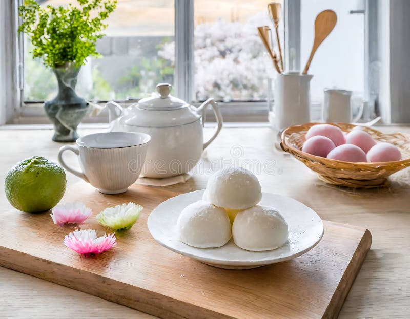 A Healthy and Natural Breakfast Served in a Bright Kitchen, Featuring ...