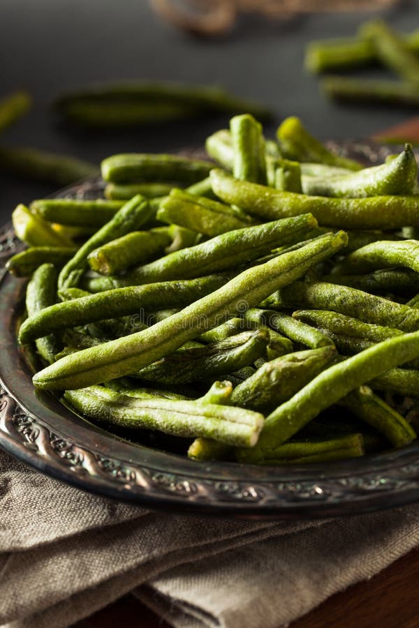 Healthy Nutritious Dehydrated Green Bean Chips Stock Photo - Image of ...