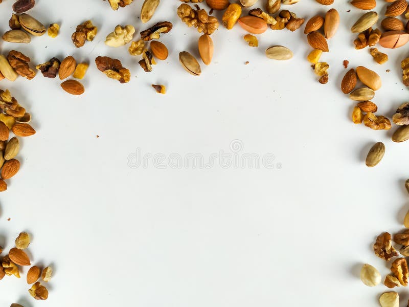 Healthy and Nutritious Organic Nut Mix Presenting a Healthy Diet Out on ...