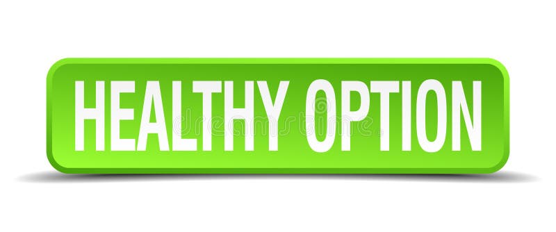 Healthy option button stock vector. Illustration of icon - 121127444