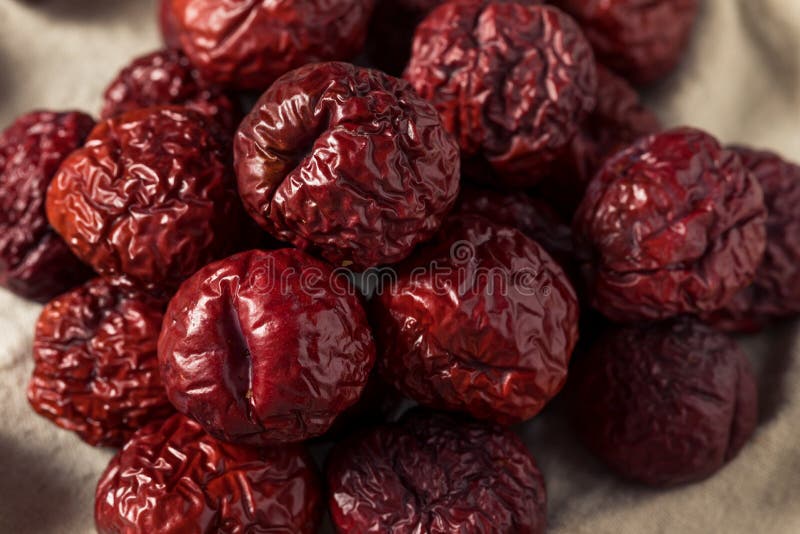 Healthy Organic Asian Jujube Red Dates Stock Photo - Image of ...