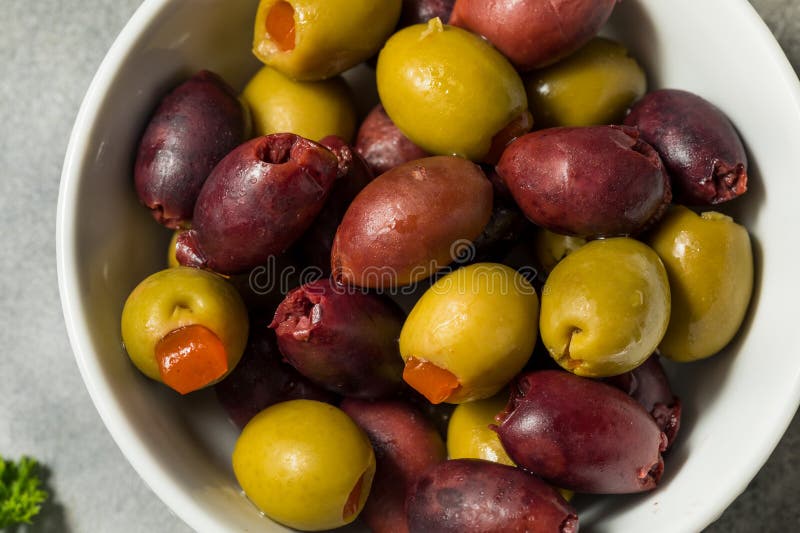 Healthy Organic Assorted Olives Stock Image - Image of nature, greek ...