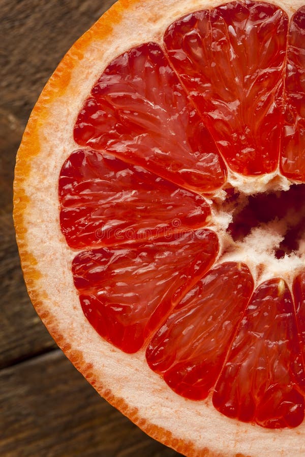 Healthy Organic Red Ruby Grapefruit Stock Photo - Image of exotic ...