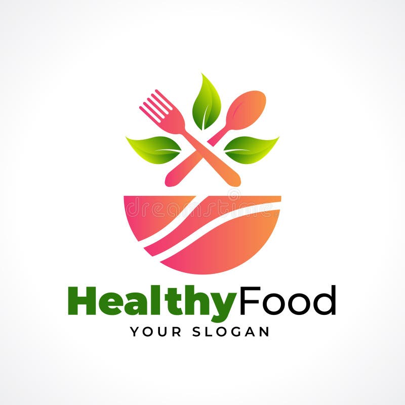 Healthy Organic, Restaurant Logo Stock Vector - Illustration of chic ...