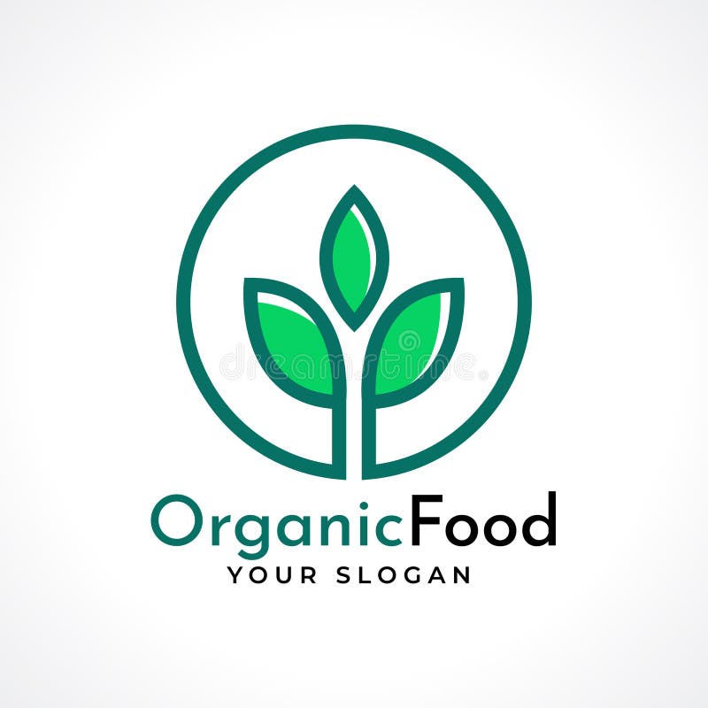 Healthy Organic, Restaurant Logo Stock Vector - Illustration of ...