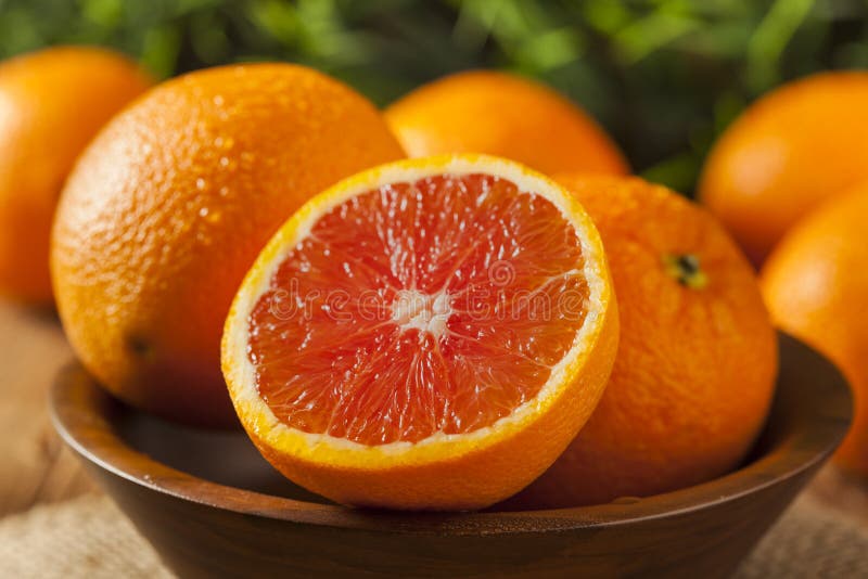 Healthy Organic Ripe Blood Orange Stock Photo - Image of blood ...