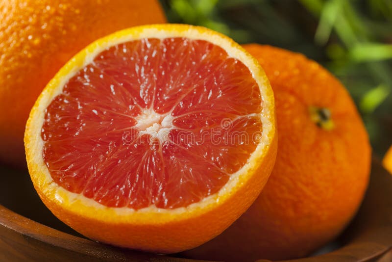 Healthy Organic Ripe Blood Orange Stock Photo - Image of vitamin ...
