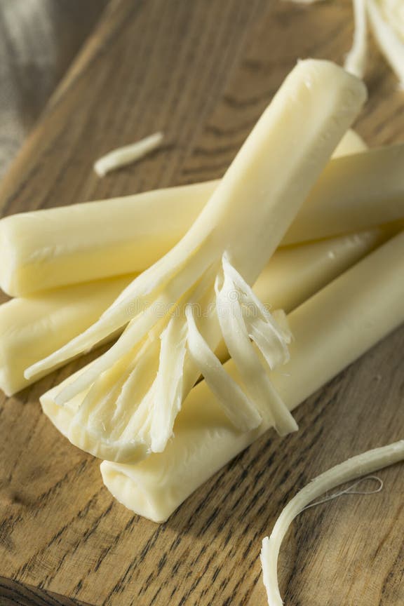 Healthy Organic String Cheese Stock Image - Image of heap, appetizer ...