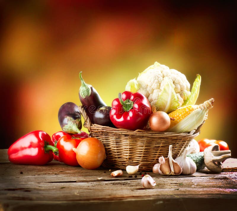 Healthy Organic Vegetables stock image. Image of abstract - 26733685