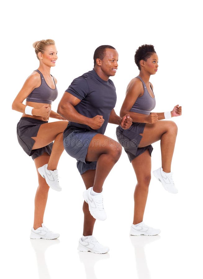 People in Gym on Exercise Ball Stock Photo - Image of shape, sportive ...