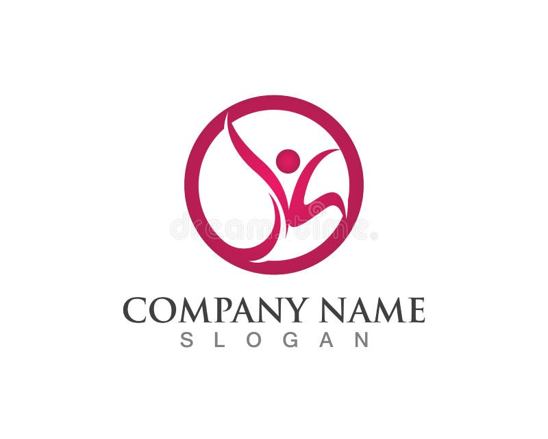 Healthy People Logo Symbol Vector Stock Vector - Illustration of vector ...