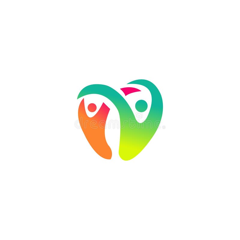 Healthy person logo design stock illustration. Illustration of identity ...