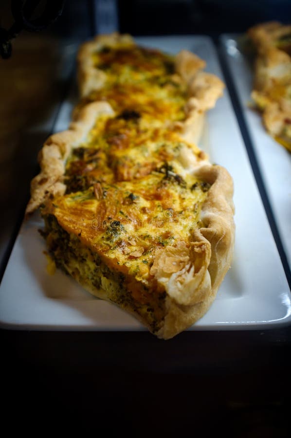 Healthy Pie Quiche stock photo. Image of delicious, meal - 130656314