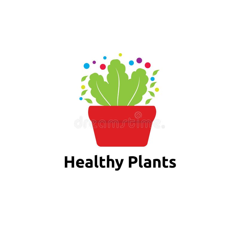 Healthy Plants Logo Vector Concept, Icon Element, and Template for ...