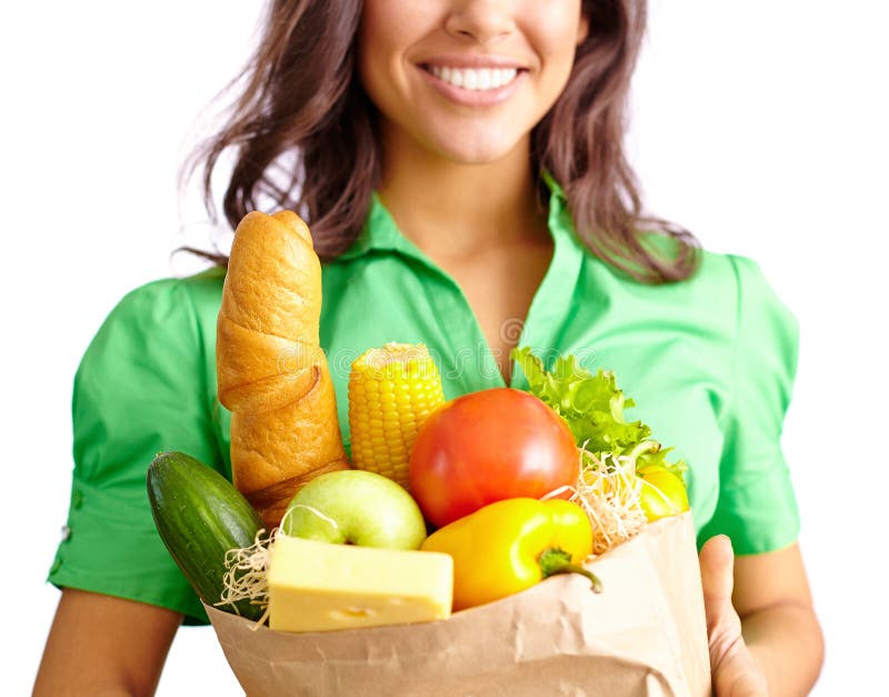 Healthy products stock image. Image of apple, smiling - 54339835