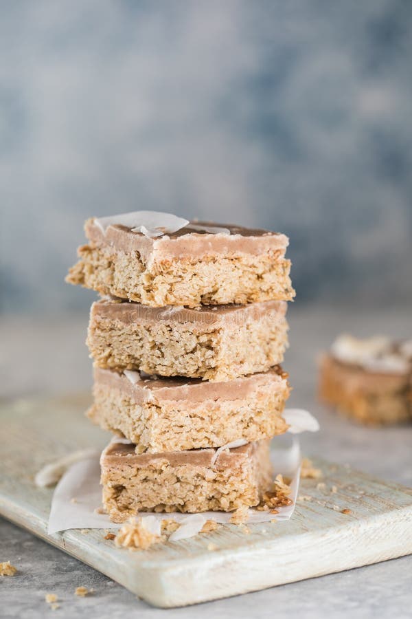 Healthy Protein Granola Flapjack Snack Bars Snack For Yoga Fitness