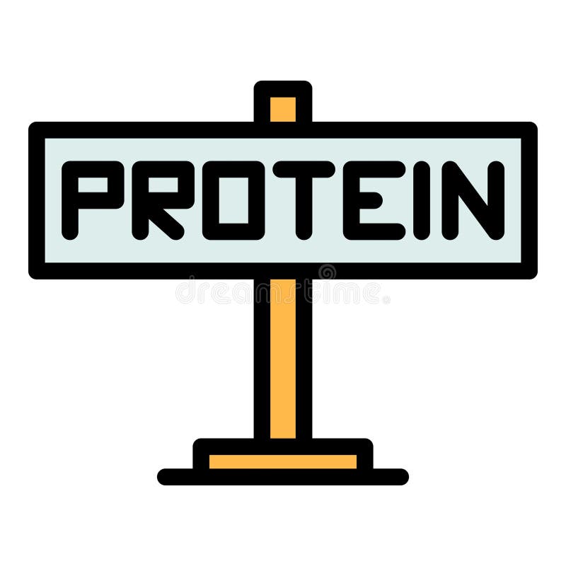 Healthy Protein Icon Vector Flat Stock Vector - Illustration of protein ...