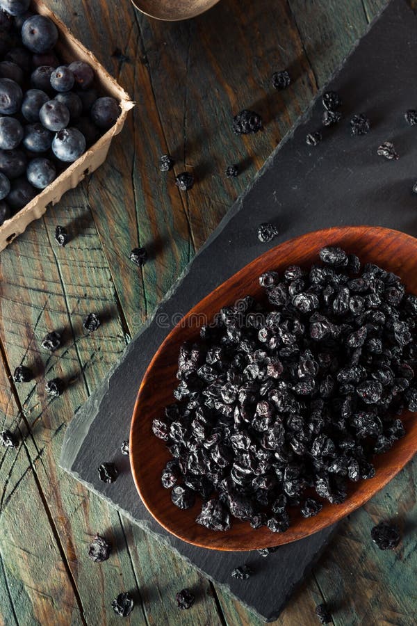 Healthy Raw Dried Blueberries Stock Image - Image of health, organic ...