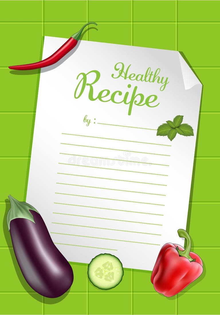 Cooking Recipe Paper Stock Illustrations – 4,906 Cooking Recipe Paper ...