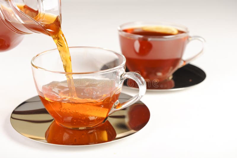 Healthy Red Bush Tea from South Africa Stock Image - Image of close ...