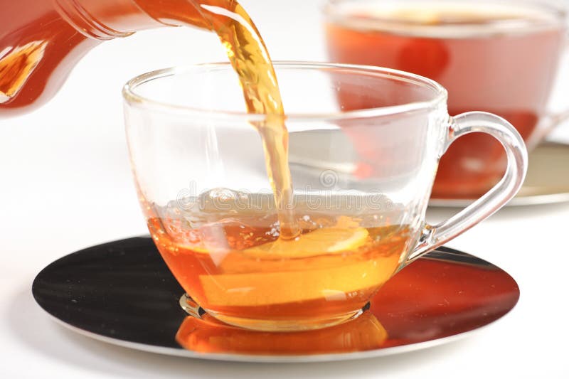 Healthy Red Bush Tea from South Africa Stock Image - Image of care ...