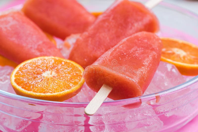 Healthy Refreshing Popsicles Snack Stock Image - Image of healthy, cool ...