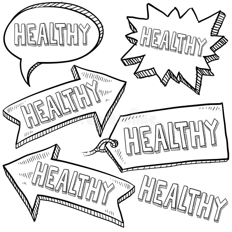 Healthy label sticker stock vector. Illustration of fitness - 8929084