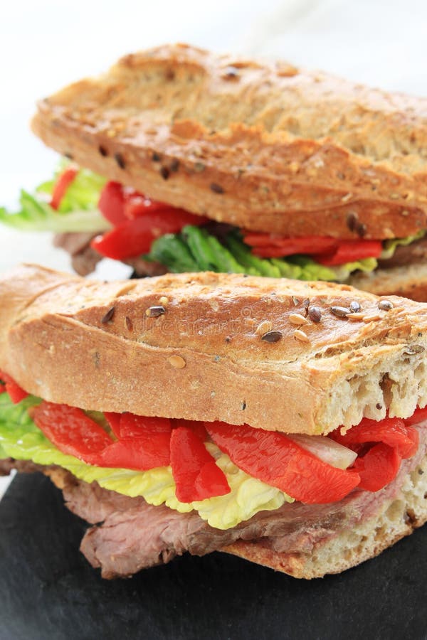 Healthy sandwich selection stock photo. Image of snack - 61846314