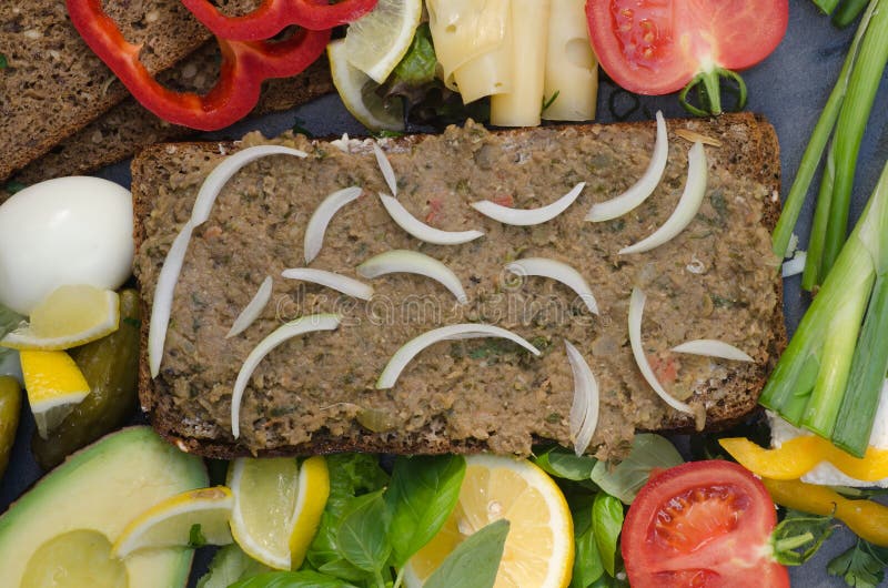 Paste of Lentil with Fresh Coriander Leaves Stock Image - Image of ...