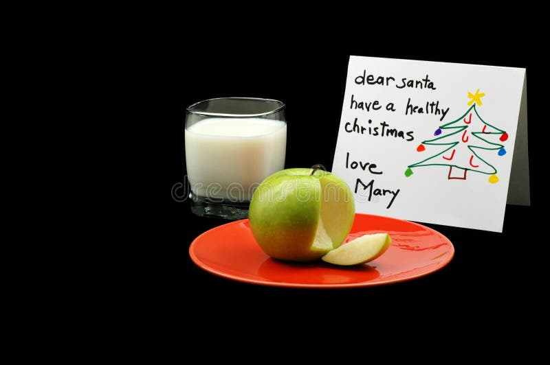Healthy Santa Snack stock photo. Image of kris, fruit - 1338766
