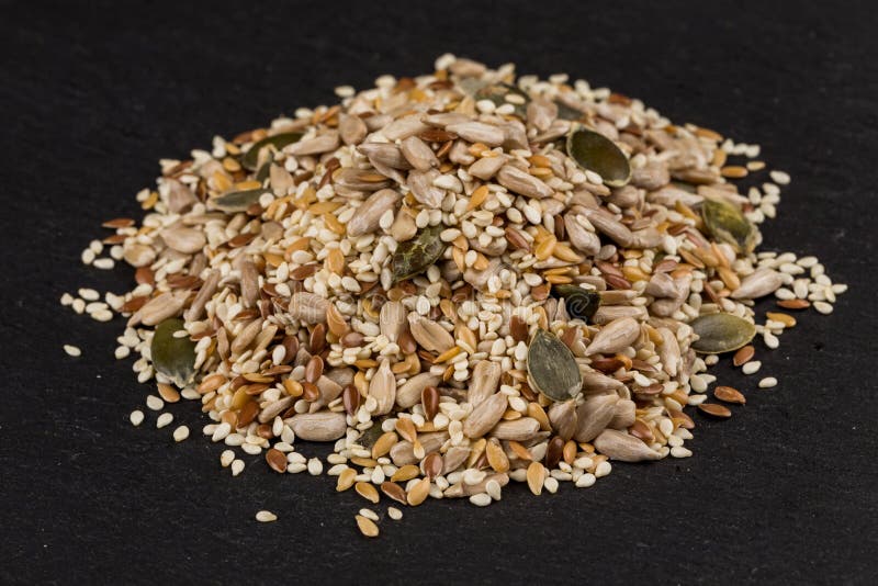 Healthy seeds mix stock image. Image of background, acids - 84609263