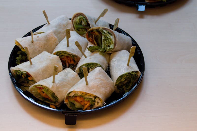 Simple Refreshment on a Wooden Table with Tortillas Stock Photo - Image ...