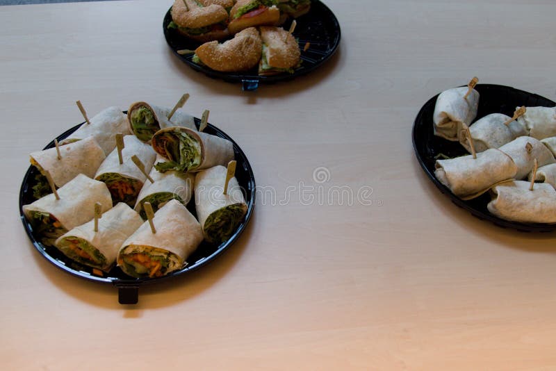 Simple Refreshment on a Wooden Table with Tortillas Stock Photo - Image ...