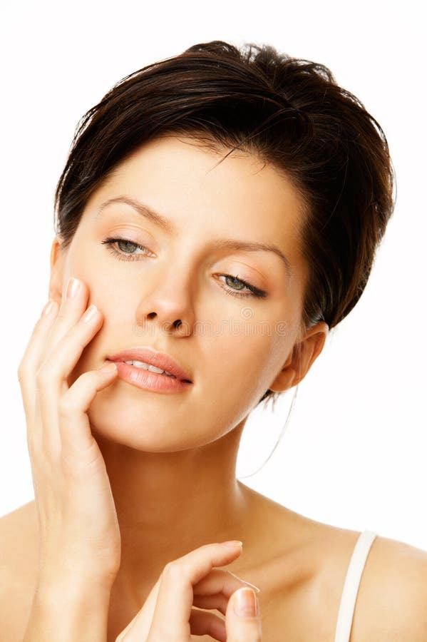 Healthy skin stock photo. Image of attractive, girl, skin - 6909174